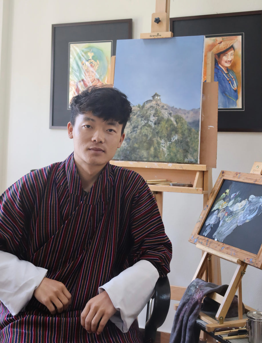 'Joy' - Bhutanese Contemporary Painting – InspiredByBhutan