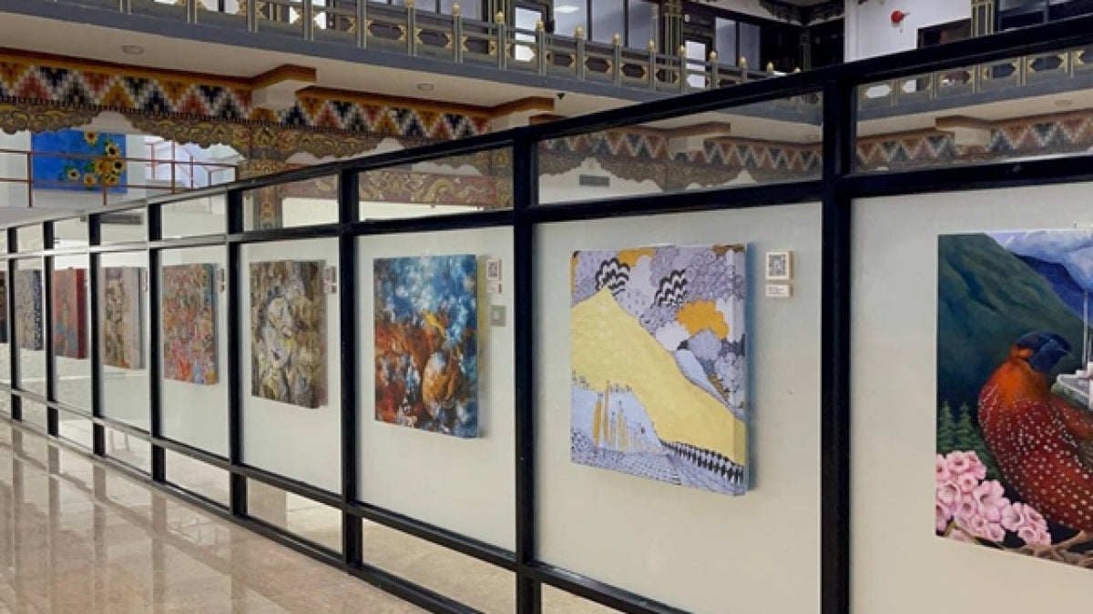 'RITUAL' - Contemporary Bhutanese Painting – InspiredByBhutan